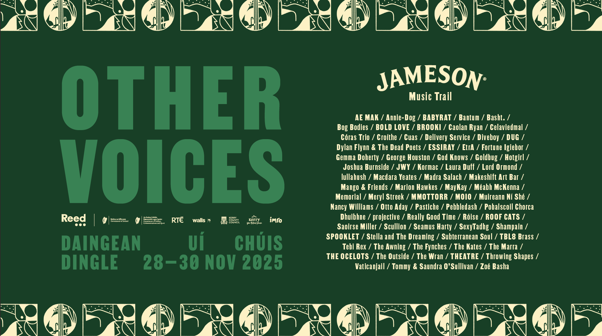 Big News Just In – New Jameson Stage, More Music Trail Acts, Cogar & Beyond! | Other Voices